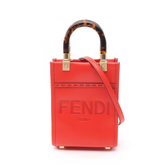 Fendi | Bags | Fendi Sunshine Handbag Red | Poshmark